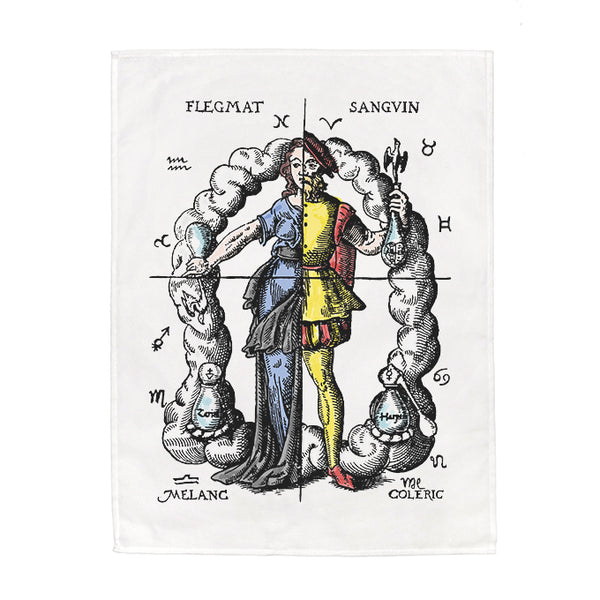 Humours and Zodiac Tea Towel - Present Indicative