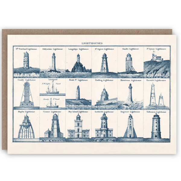 Lighthouses Card – Present Indicative