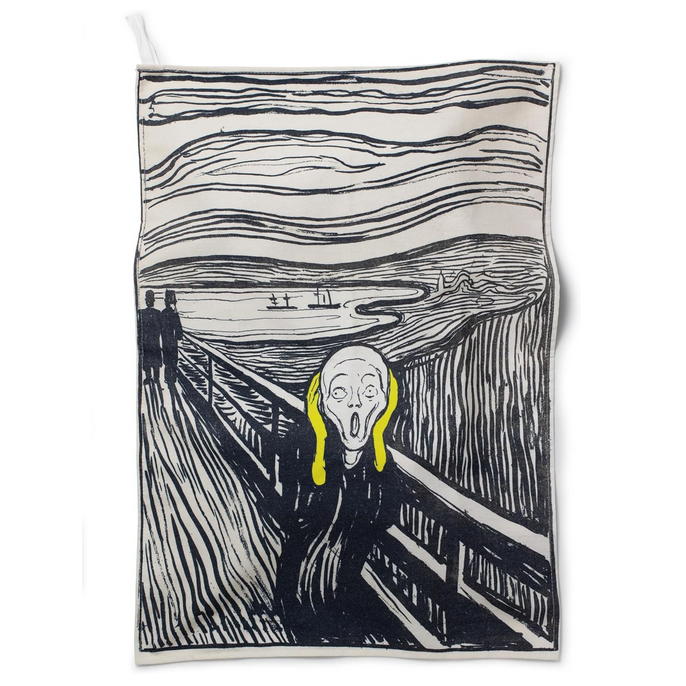 The After Dinner Scream Tea Towel – Present Indicative