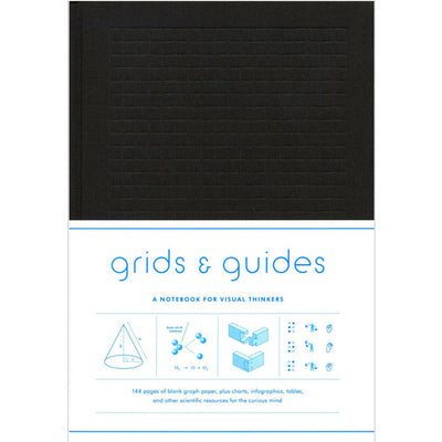 Grids & Guides (Black): A Notebook for Visual Thinkers - Present Indicative