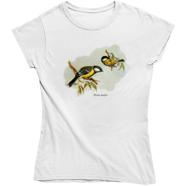 Parus major Women's T-shirt - Fitted – Present Indicative