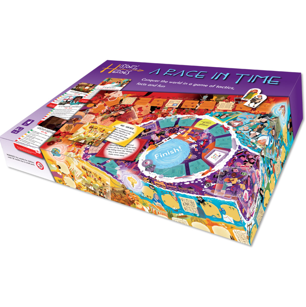 A Race in Time - History Heroes Board Game – Present Indicative