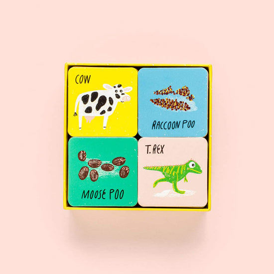 Who Did This Poo? Card Matching Game – Present Indicative