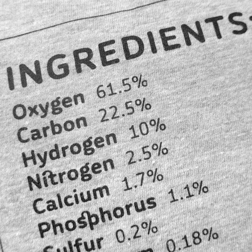 Human Ingredients Unisex T-shirt – Present Indicative