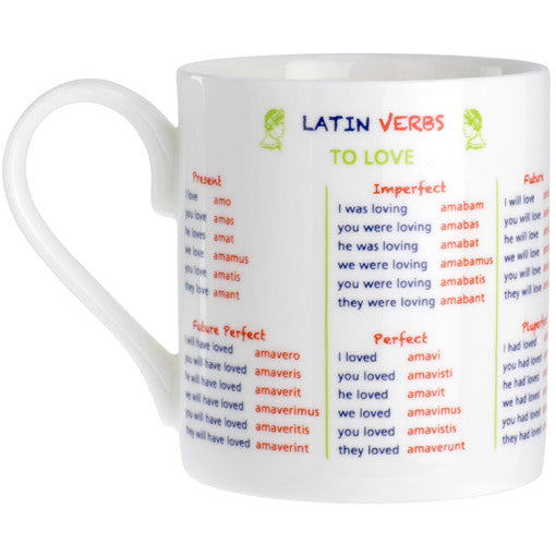 Latin Verbs Mug – Present Indicative
