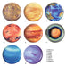 The Solar System - Melamine Planet Plate Set – Present Indicative